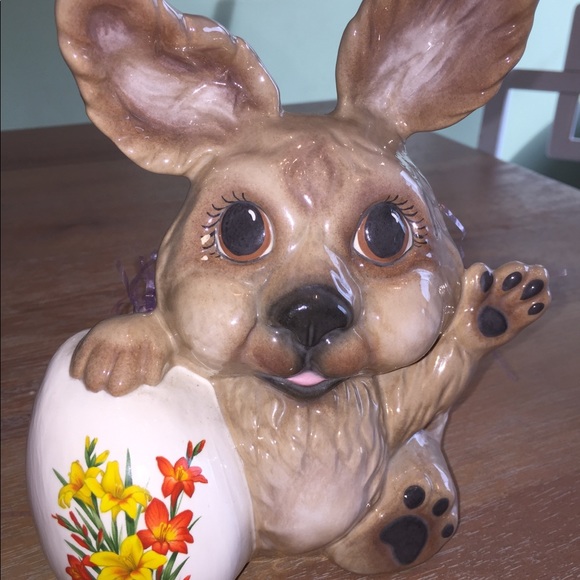Holiday | Vintage Easter Bunny Planter | Poshmark
